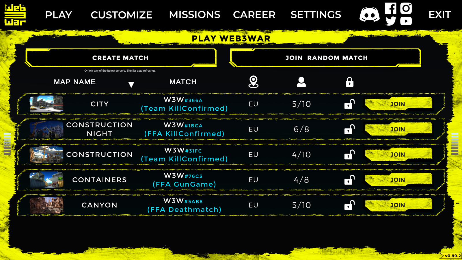 Getting started with WEB3WAR