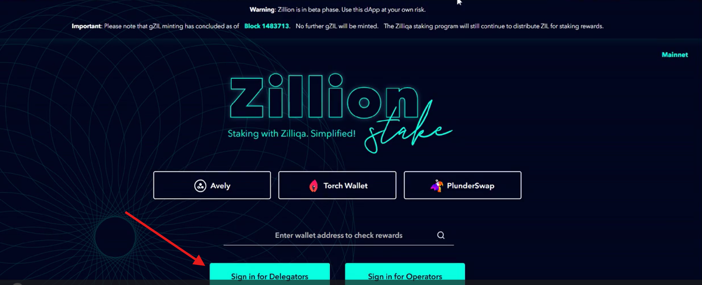 How to stake on Zilliqa EVM